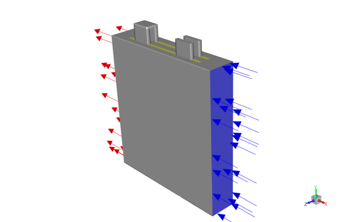 Thermal Management of Battery Using Nano Fluid - MR CFD