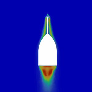 Aerospike CFD Simulation Considering Shock Wave - MR CFD