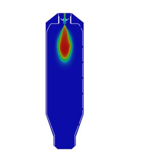 Combustion Chamber by DPM Spray, CFD Simulation Ansys Fluent Training - MR CFD