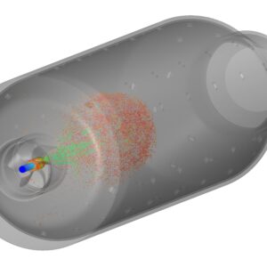 Combustion Chamber by DPM Spray, CFD Simulation Ansys Fluent Training - MR CFD