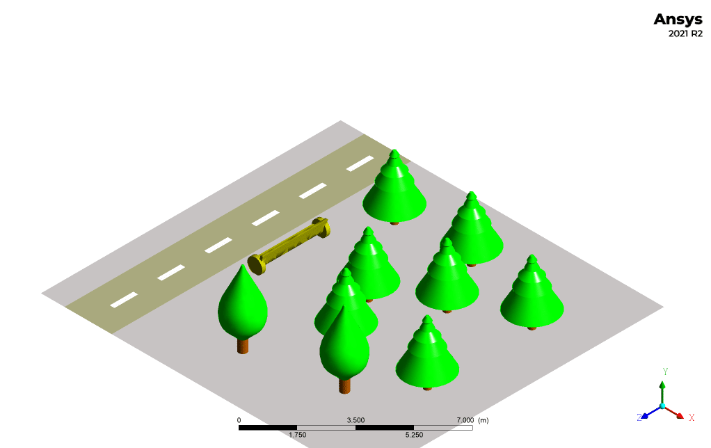 Snowfall CFD Simulation using DPM, Ansys Fluent Training - MR CFD