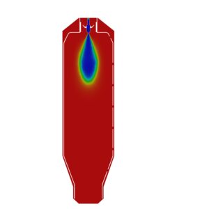 Combustion Chamber by DPM Spray, CFD Simulation Ansys Fluent Training - MR CFD