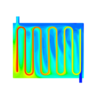 Radiator considering Internal Flow CFD Simulation - MR CFD