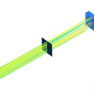 Porous Jump in a Perforated Plate CFD Simulation - MR CFD