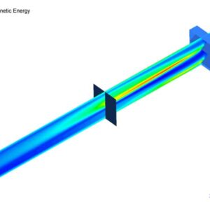 Porous Jump in a Perforated Plate CFD Simulation - MR CFD