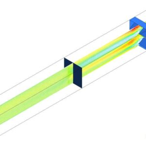 Porous Jump in a Perforated Plate CFD Simulation - MR CFD