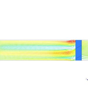 Porous Jump in a Perforated Plate CFD Simulation - MR CFD