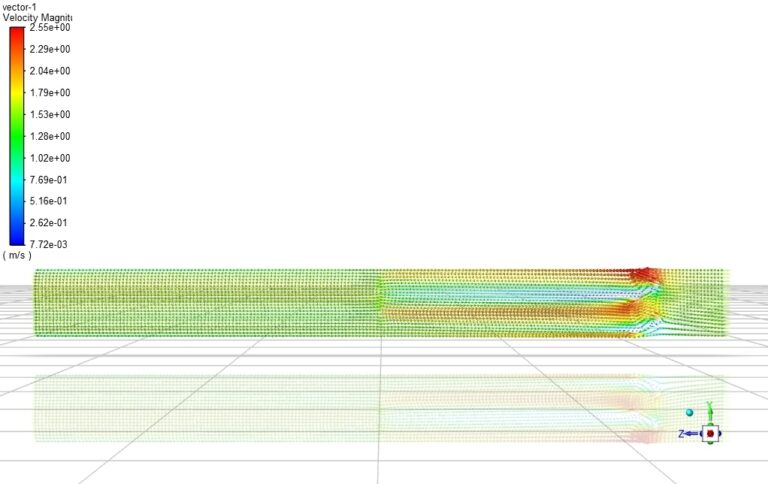Porous Jump in a Perforated Plate CFD Simulation - MR CFD