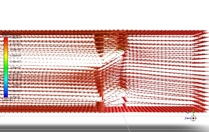 Porous Jump in a Perforated Plate CFD Simulation - MR CFD