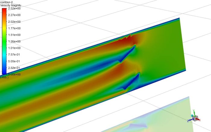 Porous Jump in a Perforated Plate CFD Simulation - MR CFD