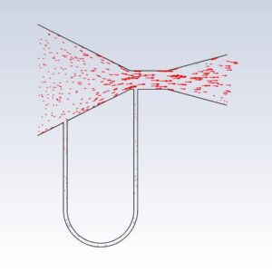 Manometer of Venturimeter CFD Simulation by Ansys Fluent - MR CFD