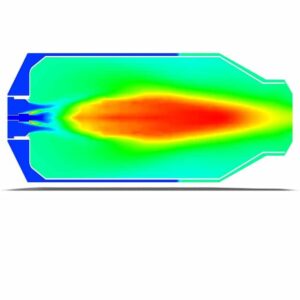 Combustion Chamber Steady-State CFD Simulation - MR CFD