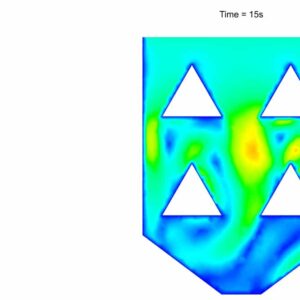 Grain Drying Device CFD Simulation, 2-way DPM Model - MR CFD