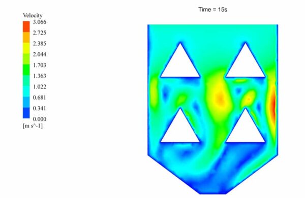 Grain Drying Device CFD Simulation, 2-way DPM Model - MR CFD