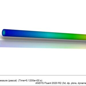 Blood Vessel (FSI) with the Pulse Velocity, CFD Simulation Ansys Fluent ...