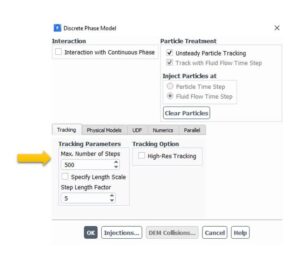 Discrete Phase model (DPM): Particle Motion & Life Cycle - MR CFD