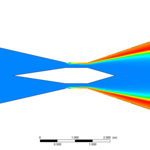 Hypersonic Combustion in Scramjet with Viscous Heating, CFD Simulation ...