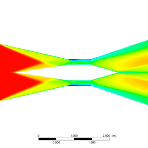 Hypersonic Combustion in Scramjet with Viscous Heating, CFD Simulation ...