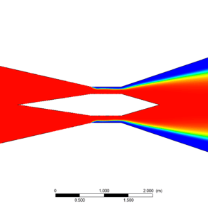 Hypersonic Combustion in Scramjet with Viscous Heating, CFD Simulation ...