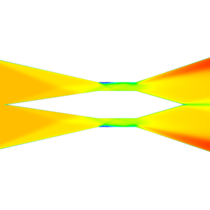 Hypersonic Combustion in Scramjet with Viscous Heating, CFD Simulation ...