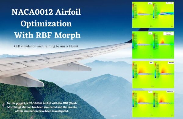 NACA0012 Airfoil Optimization With RBF Morph, CFD Simulation Ansys Fluent Training - MR CFD