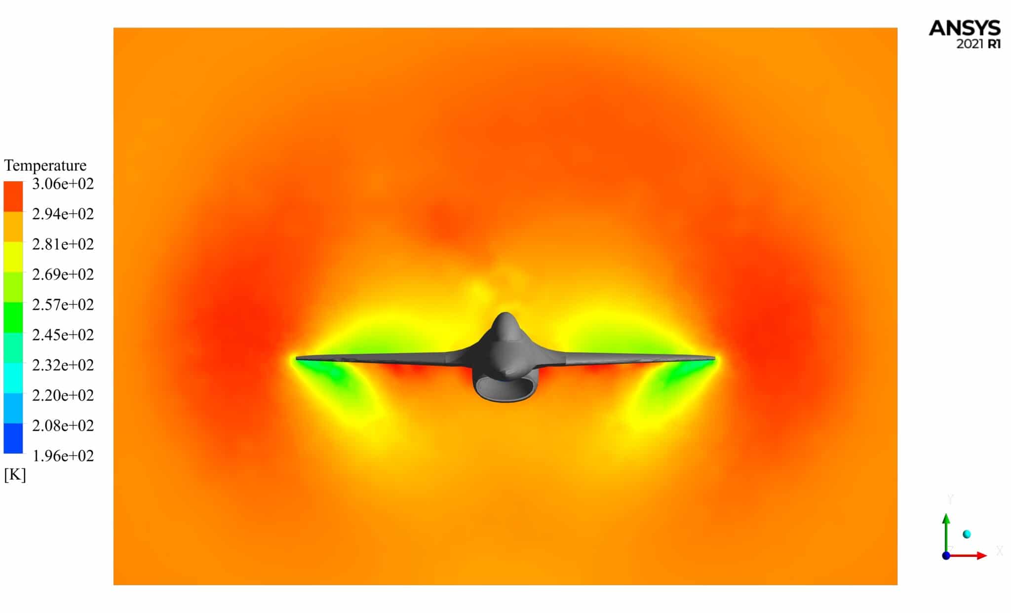 Inviscid Supersonic Flow Over F-16 Aircraft, CFD Simulation Ansys Fluent Training - MR CFD