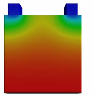 Battery With MSMD Method CFD Simulation, ANSYS Fluent