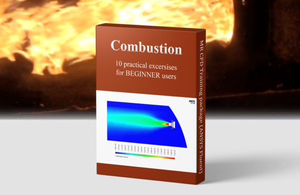 Combustion CFD Simulation Training Package, Intermediates, 10 Exercises