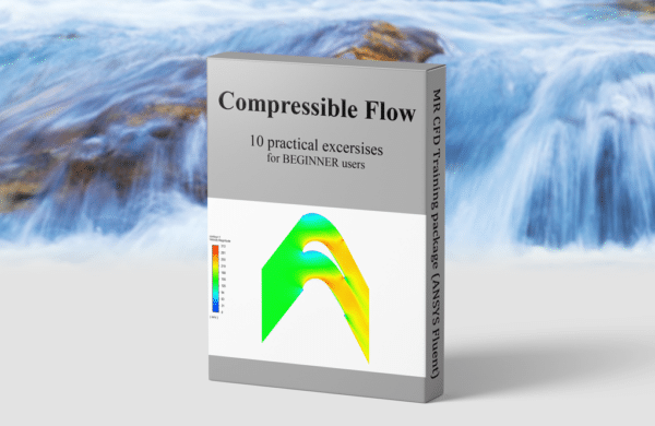 Compressible Flow CFD Training Package, Beginners, 10 Projects - MR CFD