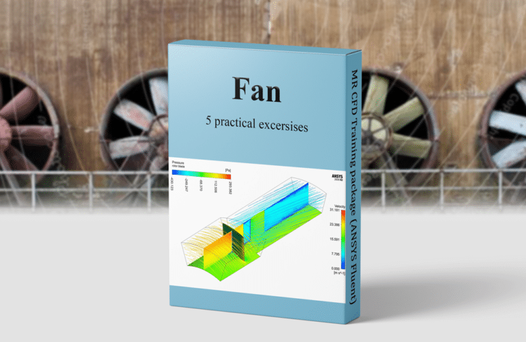 Fan CFD Simulation Training Package, ANSYS Fluent, 5 Learning Products