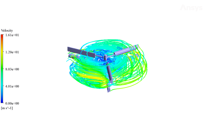 Contra-Rotating Turbine CFD Simulation Training - MR CFD