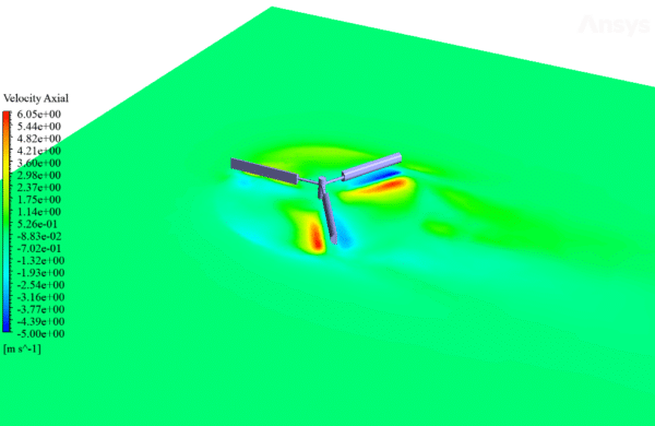 Contra-Rotating Turbine CFD Simulation Training - MR CFD