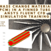 Phase Change Material (PCM) CFD Training Package, 10 Learning Products