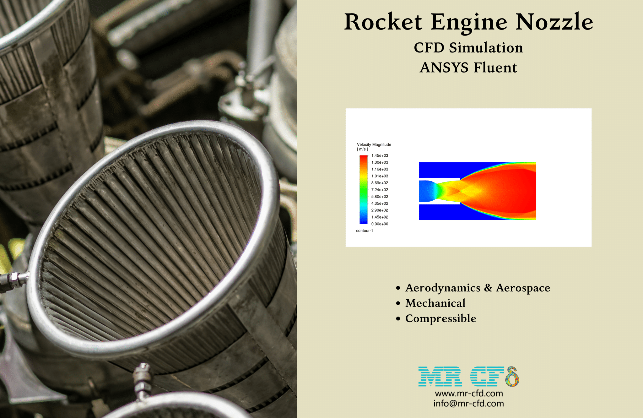 Rocket Engine Nozzle CFD Simulation Training - MR CFD