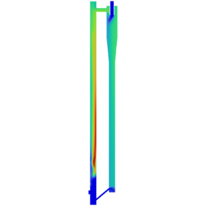 Circulating Fluidized Bed (CFB) Gasifier, CFD Simulation ANSYS Fluent ...