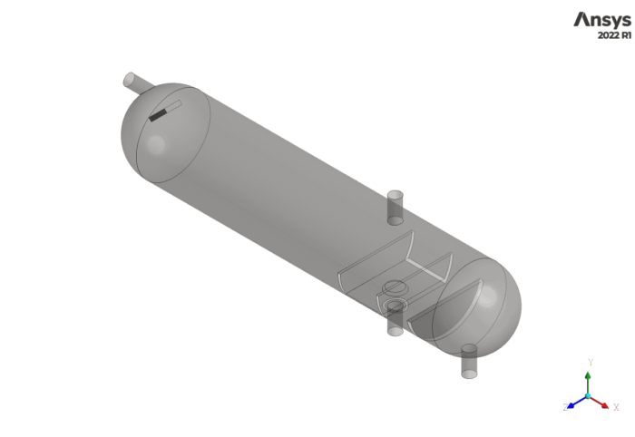 Separator CFD Simulation, Three-Phase Flow, ANSYS Fluent Training - MR CFD