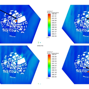 Urban Heat Island (UHI) and Urban Air Quality CFD Simulation on a Real ...