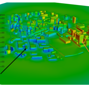 Urban Heat Island (UHI) and Urban Air Quality CFD Simulation on a Real ...