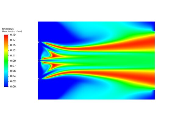 Jet Combustion CFD Simulation by ANSYS Fluent - MR CFD