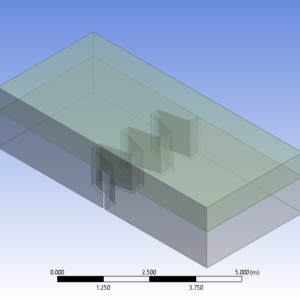Labyrinth spillway CFD Simulation via ANSYS Fluent - MR CFD