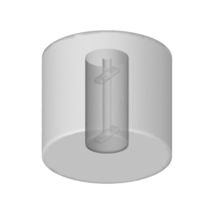 Mixing Tank CFD Simulation by Mesh Motion Method