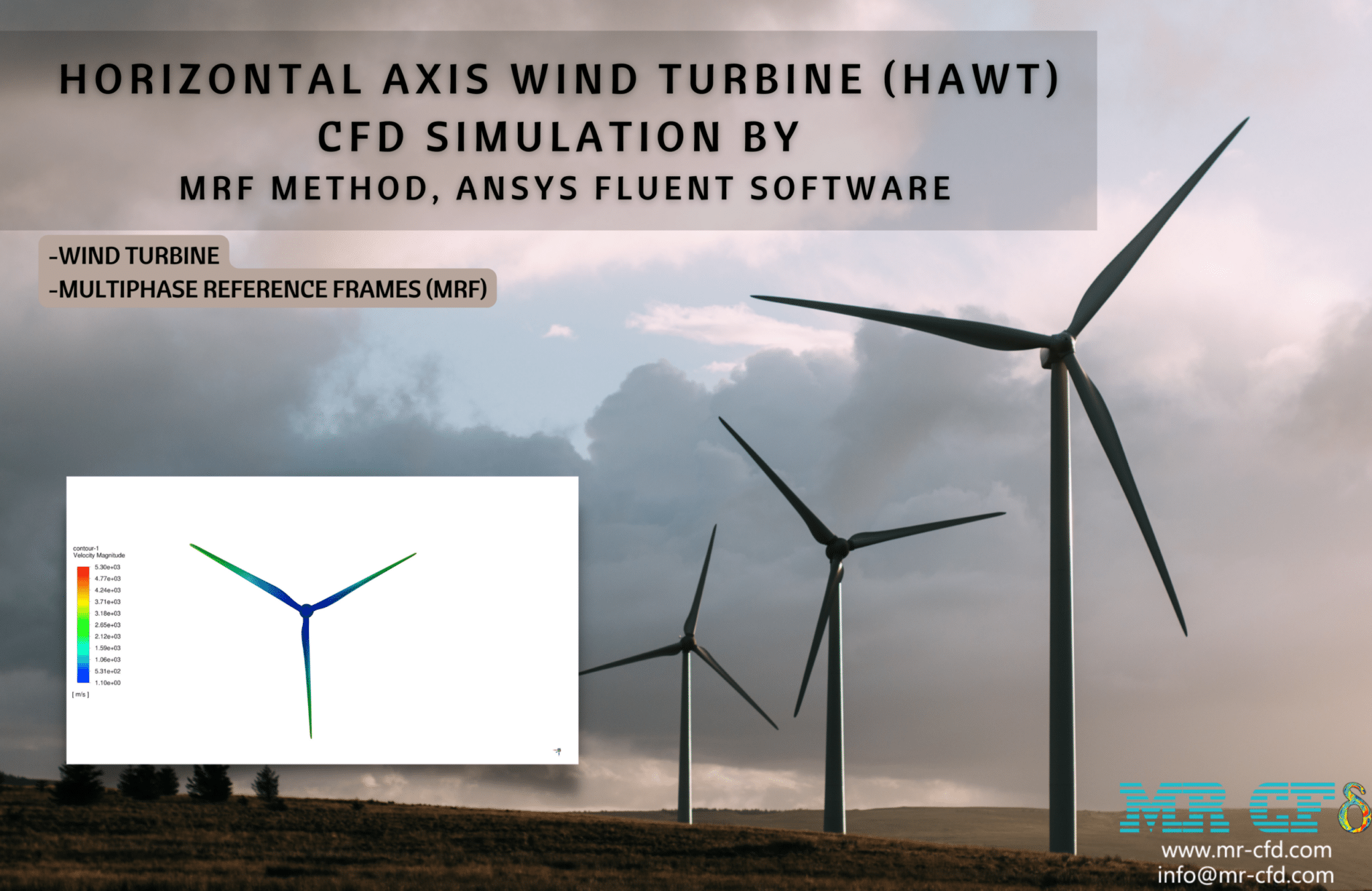 Horizontal Axis Wind Turbine (HAWT) CFD Simulation