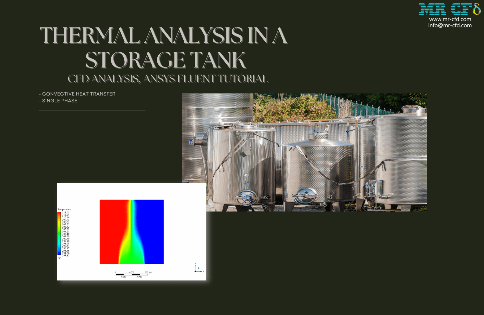 Thermal Analysis in a Storage Tank CFD Simulation - MR CFD