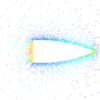 Bullet (HPBT) movement CFD Simulation by Dynamic Mesh - MR CFD