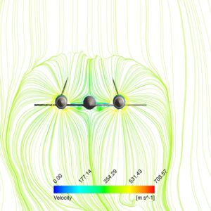 Supersonic Flow over SR-71 Blackbird CFD Simulation - MR CFD