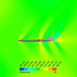 Supersonic Flow over SR-71 Blackbird CFD Simulation - MR CFD