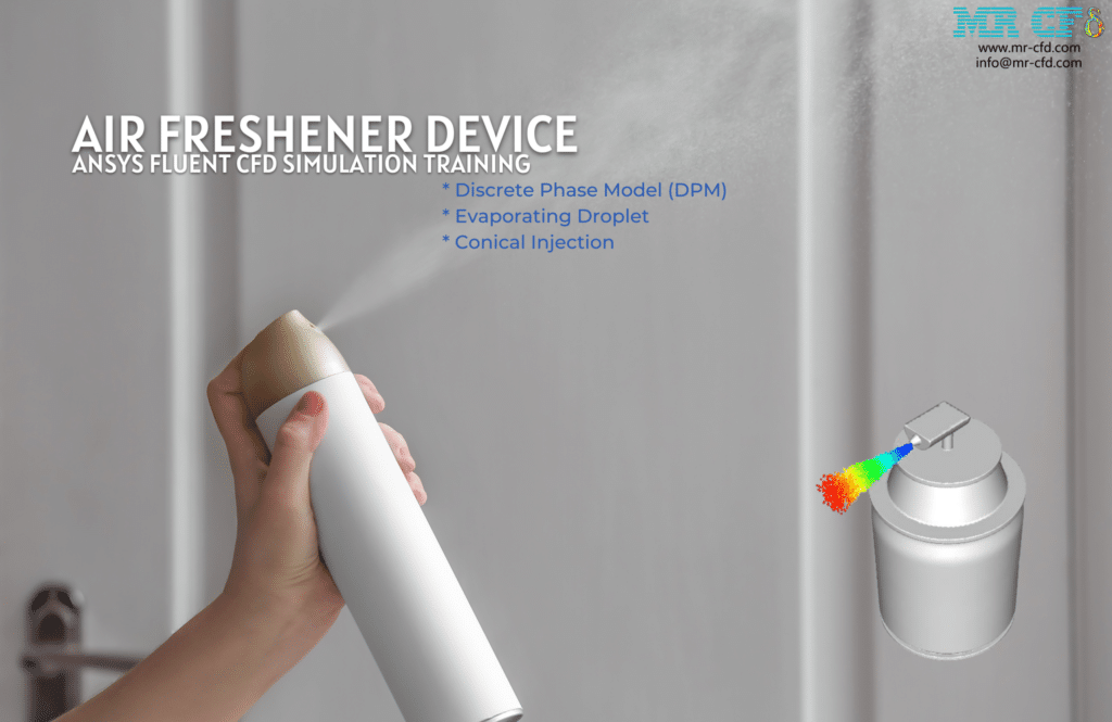Air Freshener Spray Device CFD Simulation - MR CFD