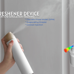 Spray CFD Simulation Training Package, 10 Projects