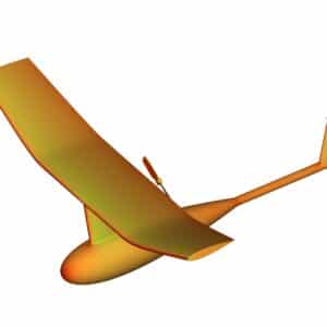 RQ-11 Raven Drone CFD Simulation, ANSYS Fluent - MR CFD