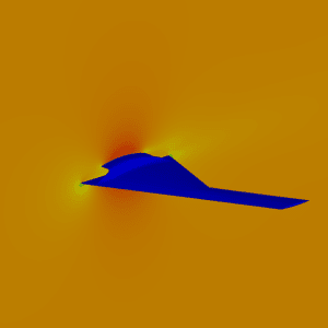 RQ-170 Drone CFD Simulation, ANSYS Fluent Tutorial - MR CFD